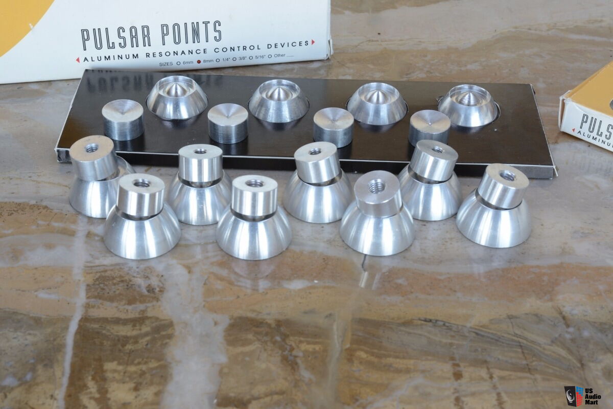 Nordost Pulsar Points (Aluminum) in original boxes, with mounting ...