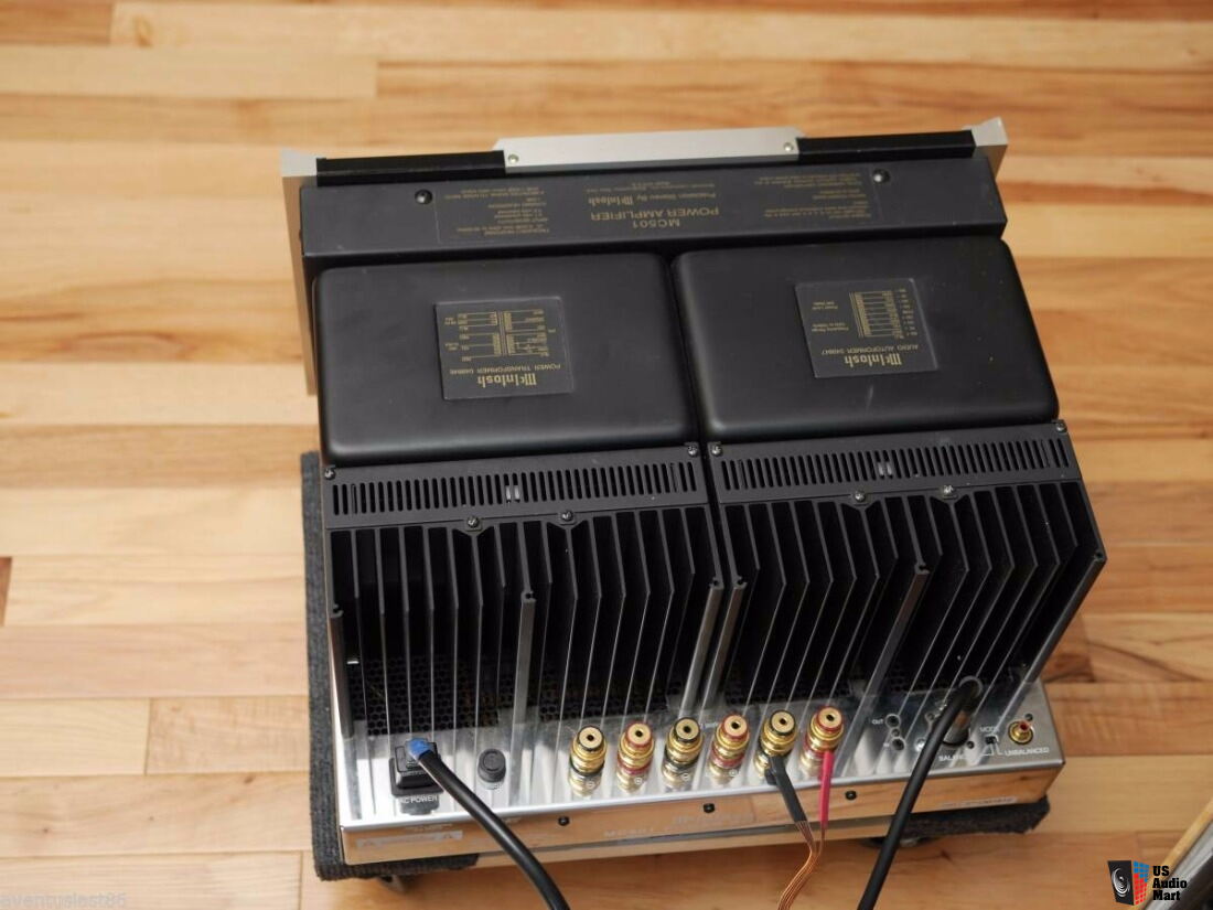 McIntosh MC501 Single Monoblock - RARE - Lamps & Meter are 10/10 Photo ...