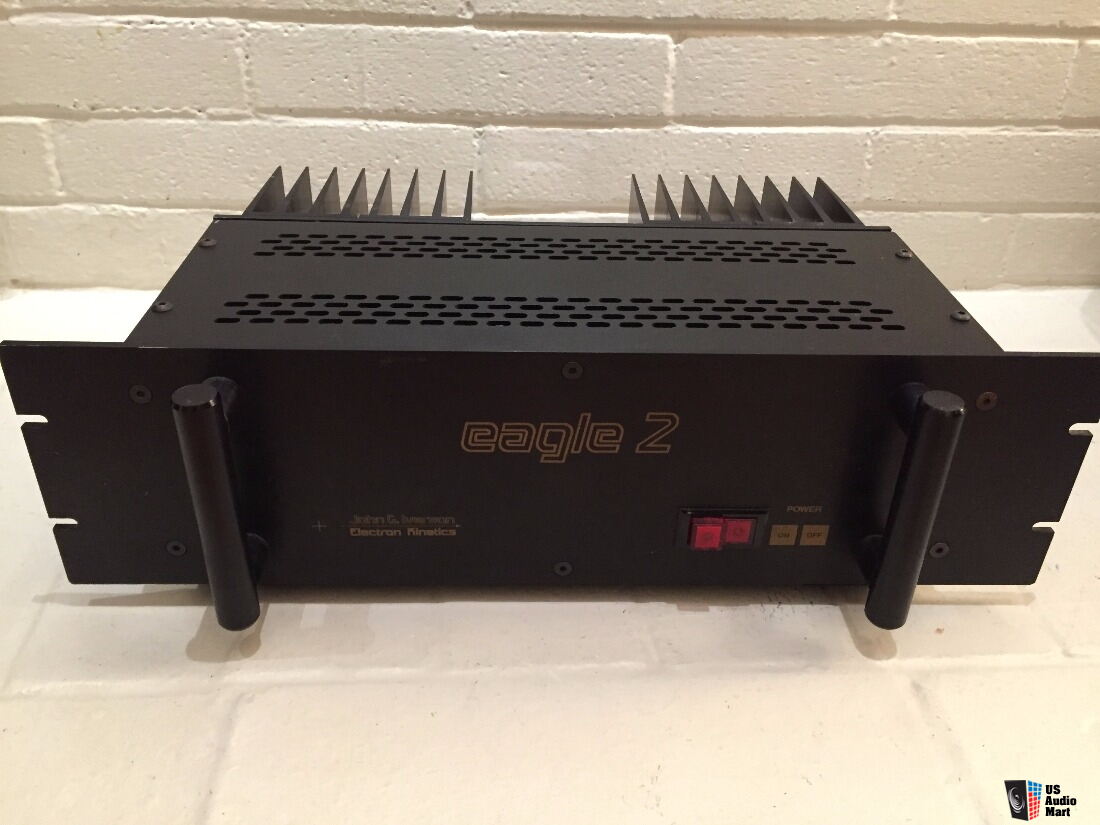 John Iverson ELECTRON KINETICS EAGLE 2A STEREO POWER Amplifier Electro ...