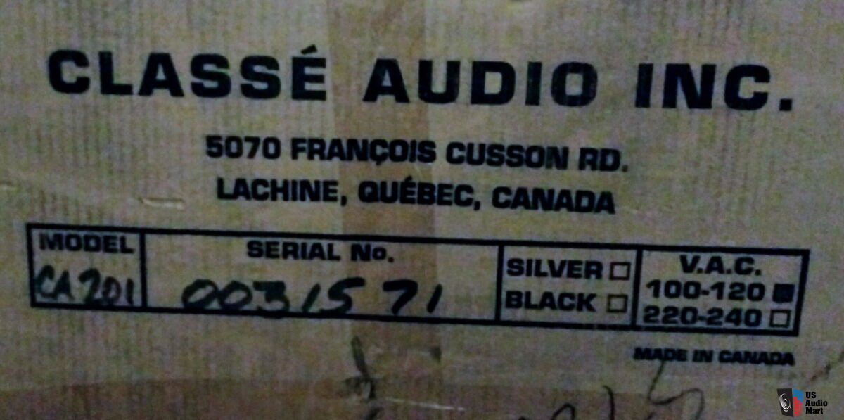 Classe' CA201 Two Channel Power Amplifier Photo #1500357 - UK Audio Mart