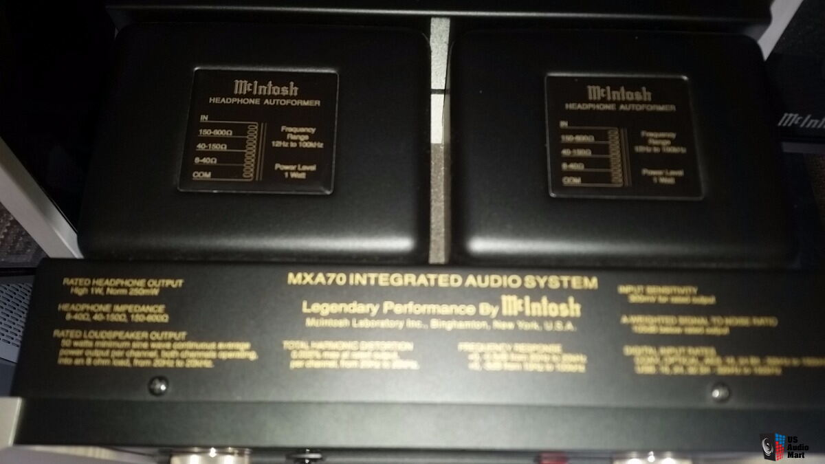 McIntosh MXA 70 Integrated Stereo System Photo #1504306 - US Audio Mart