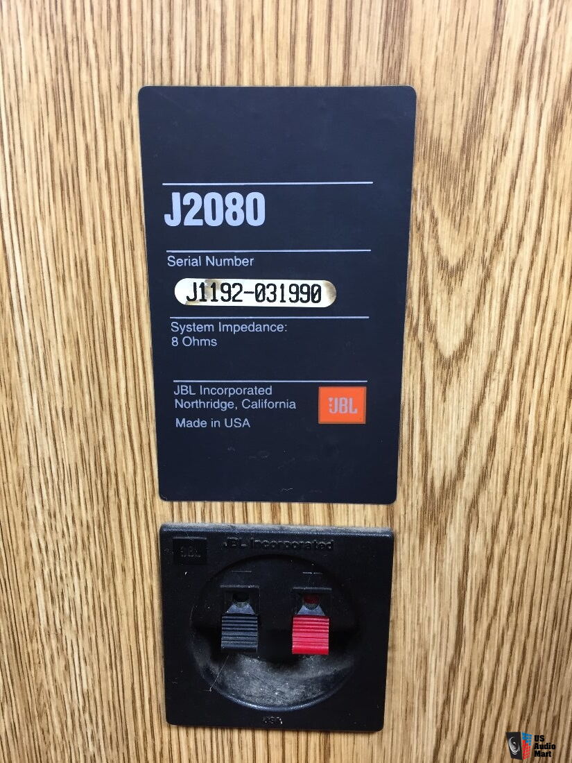 Vintage RARE JBL J2080 Loud Speakers (PAIR) Consecutive Serial #'s ...
