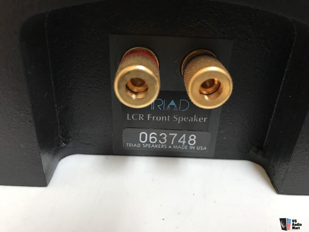 3 triad Front LCR speakers Great Condition Photo #1540894 - US Audio Mart