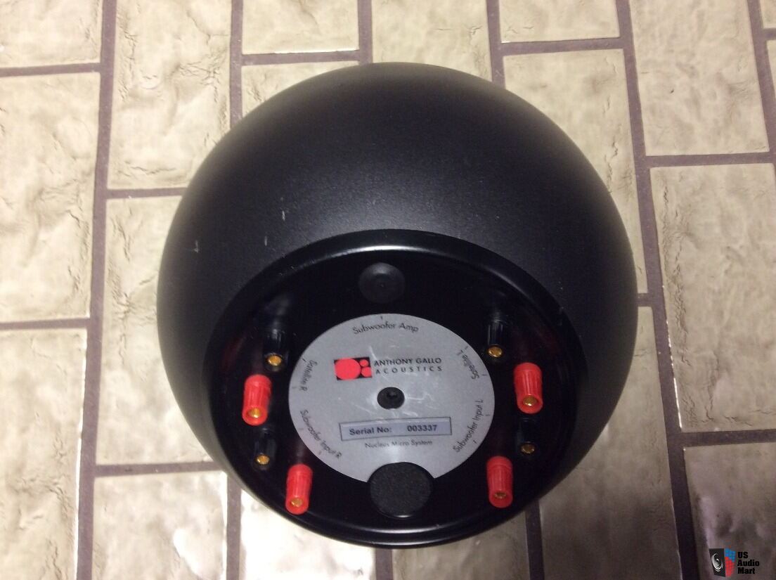 Anthony Gallo Nucleus Micro System Passive Black Subwoofer Photo ...