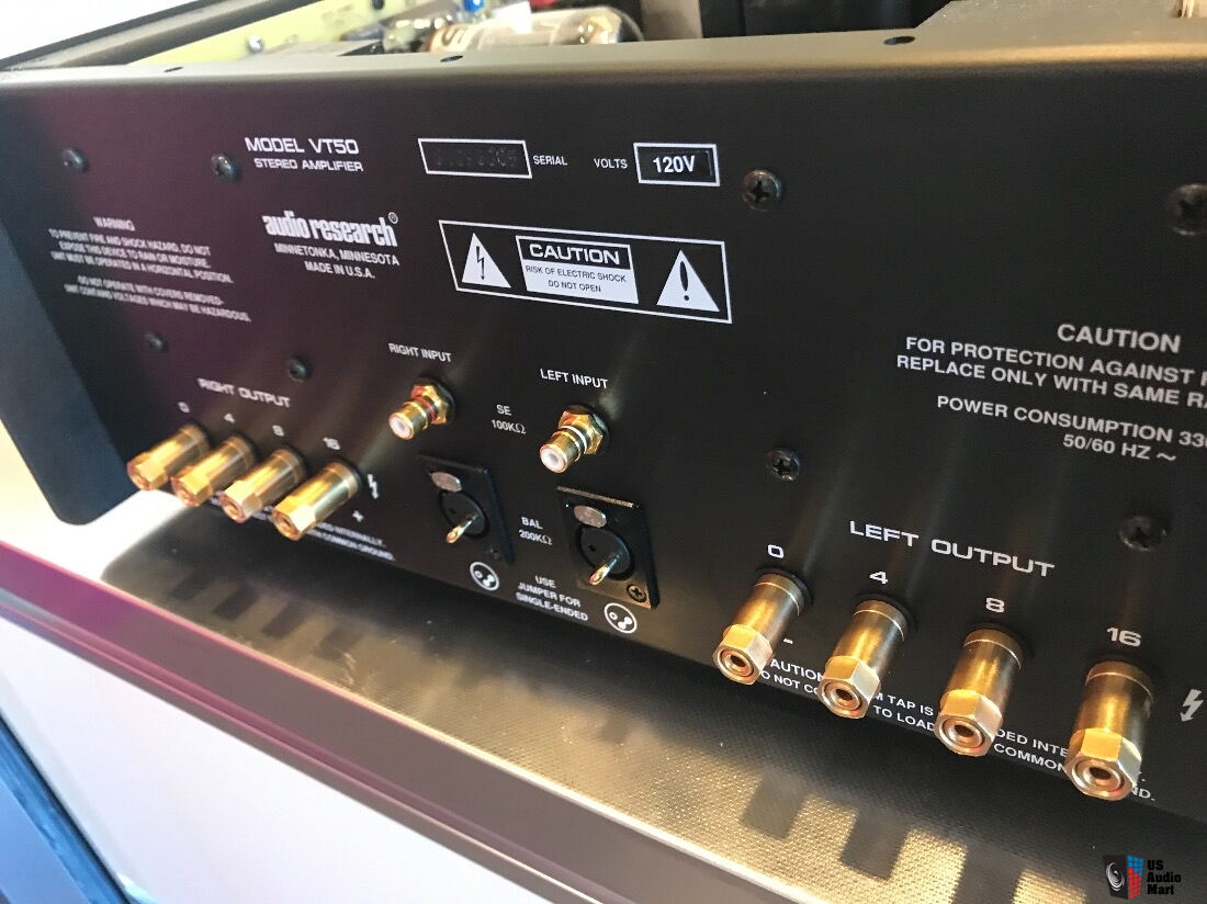 Audio Research VT50 tube amp with all accessories, OBM Photo #1553074 ...