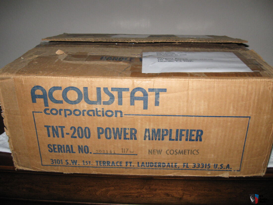 Acoustat TNT-200 Refurbished by Roy Esposito Photo #1553644 - US Audio Mart