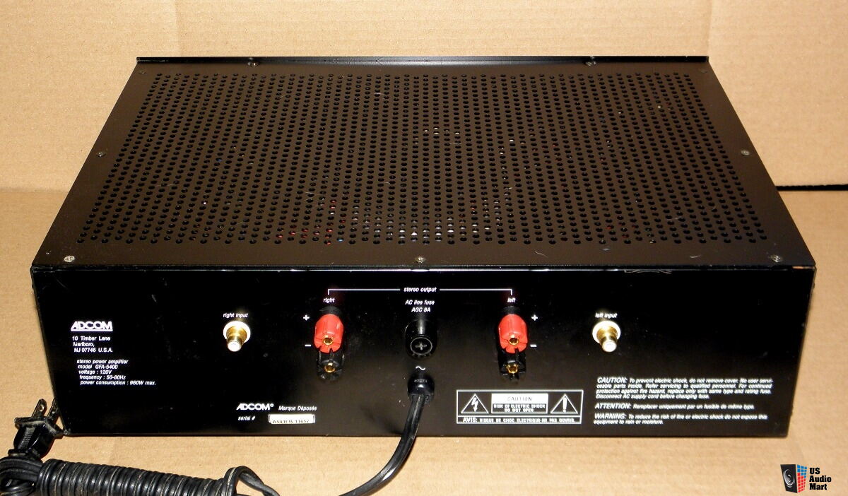 Wonderful Audiophile quality Adcom GFA-5400 Mosfet amp, tech serviced ...