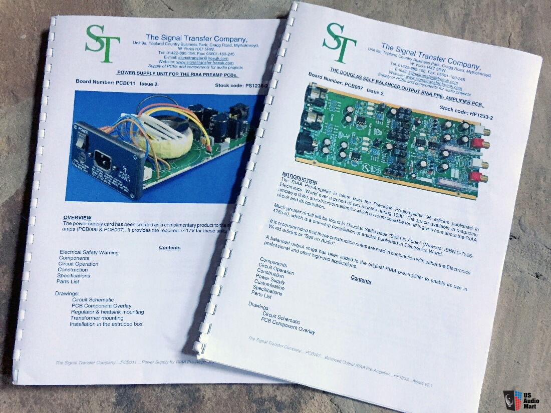 Signal Transfer Company Balanced Phono Preamp pre amp record Photo ...