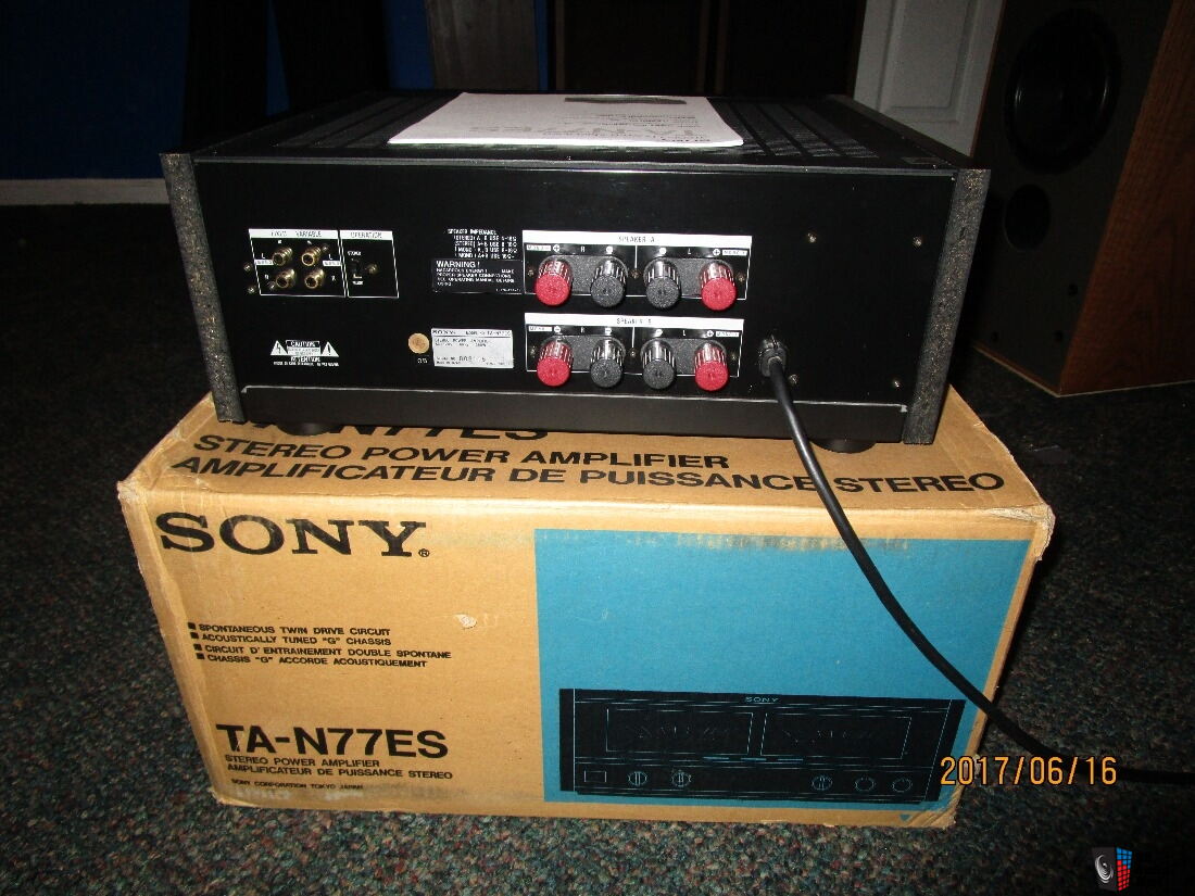 SONY TA-N77ES POWER Amplifier Price Reduction Photo #1568820 - UK Audio ...