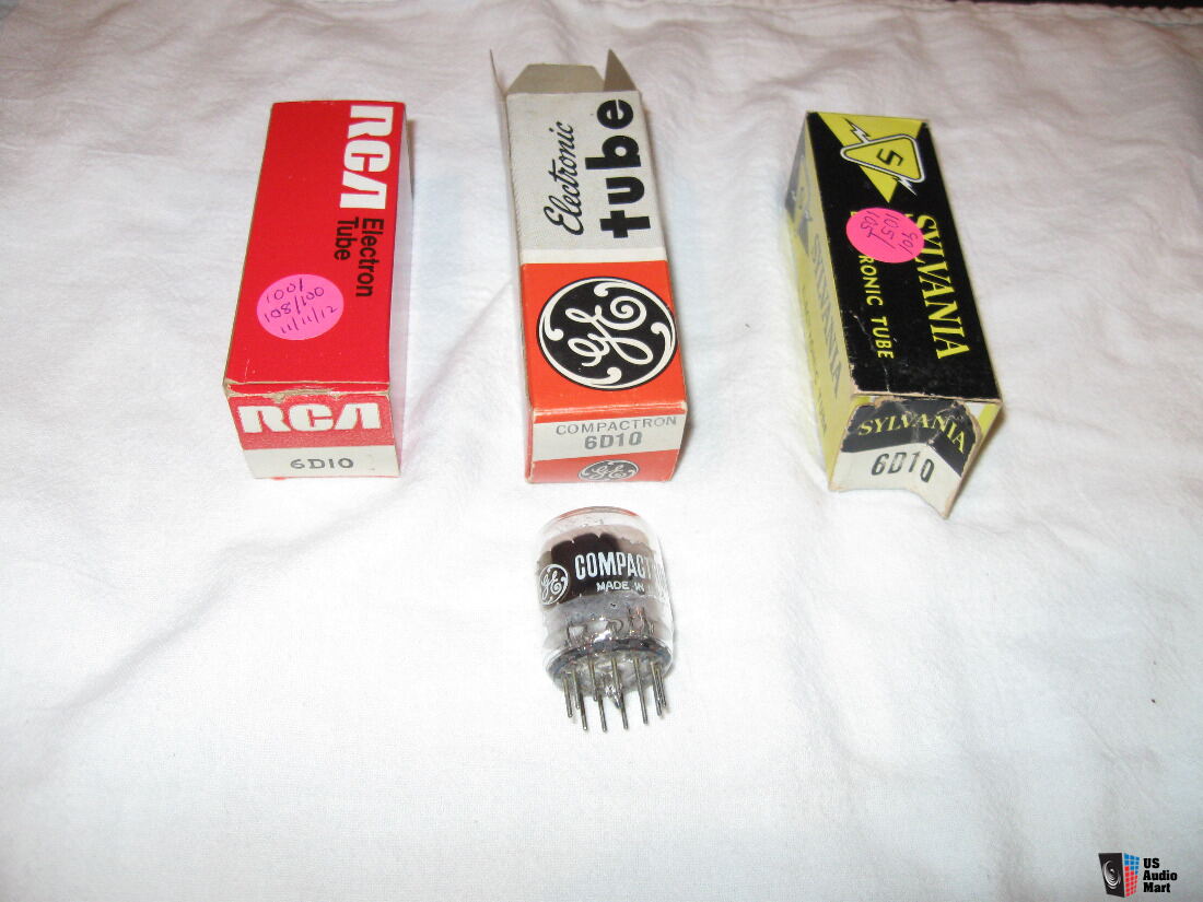 Assorted Tubes-- 12BH7- 12AT7- 6AU6- 6GH8- 6SN7- included are some for ...