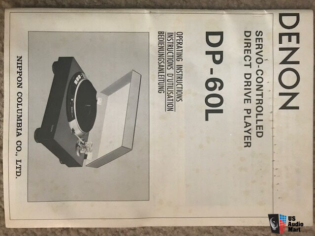 Denon DP-60L Servo-Controlled direct drive Turntable Photo #1582471 ...