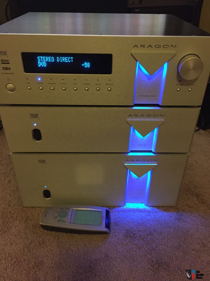Aragon Stage One Preamplifier and 3005 & 2002 THX Ultra2-Certified Amps ...