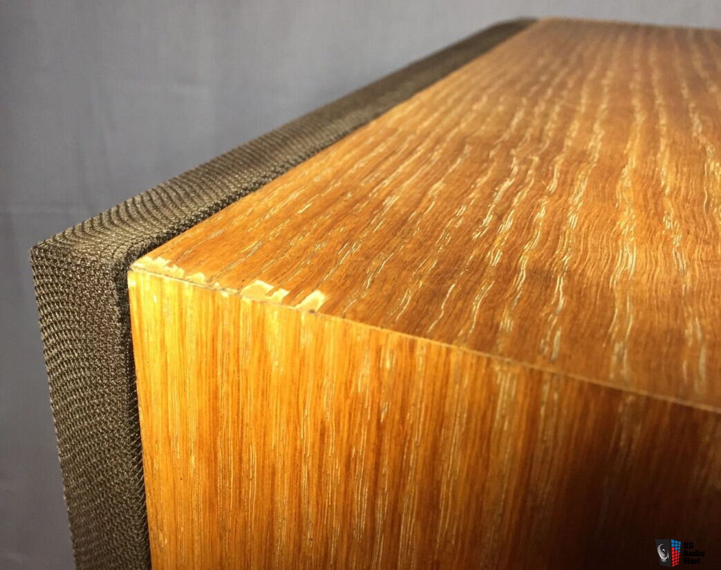 Snell Type J Speakers Audiophile Bi-Amp Just Refoamed BEAUTIFUL Oak ...