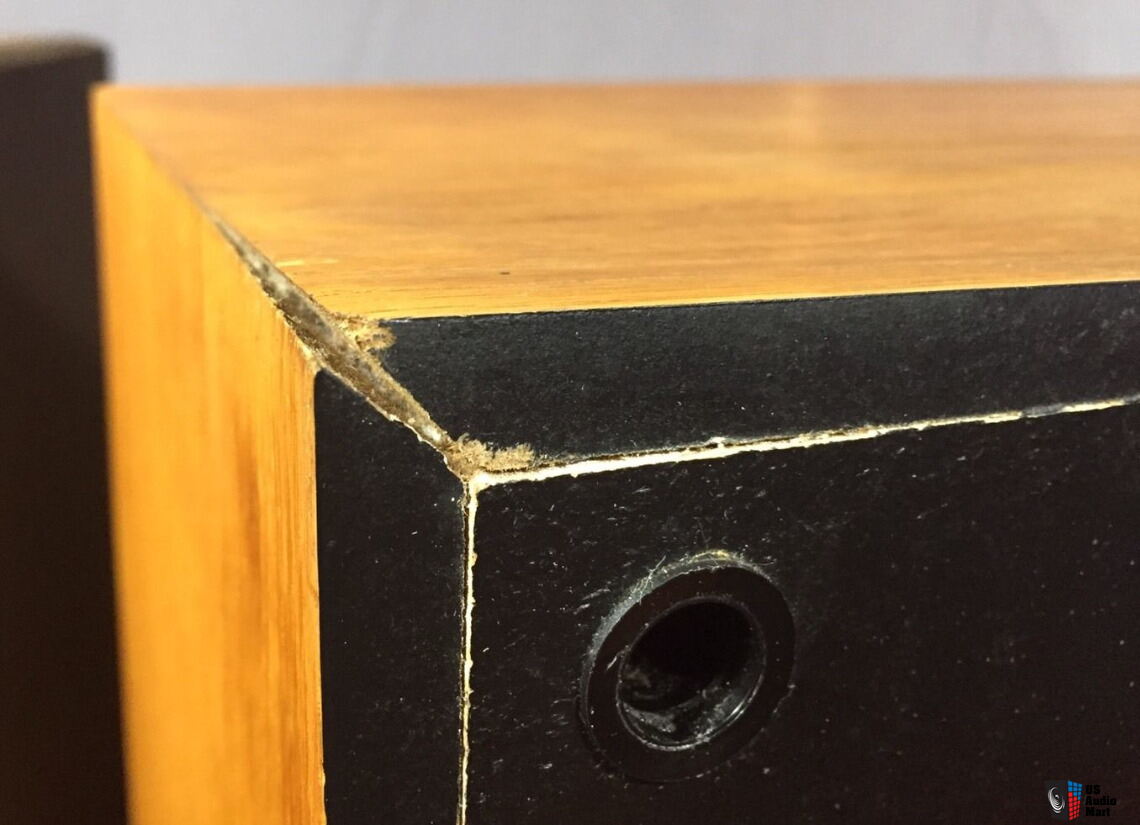 Snell Type J Speakers Audiophile Bi-Amp Just Refoamed BEAUTIFUL Oak ...
