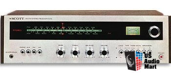 Vintage HH Scott R-31S Stereo Receiver w/ Wood Cabinet #A500 For Sale ...