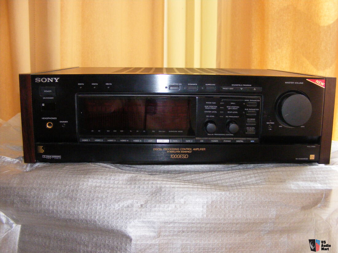 Sony Vintage Pre-amp TA-E1000ESD Digital Processing Control Amplifier ...