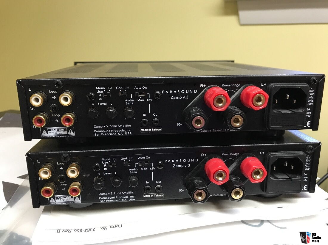 2 Parasound Zamp v3 Zone Amplifier Photo #1605501 - US Audio Mart
