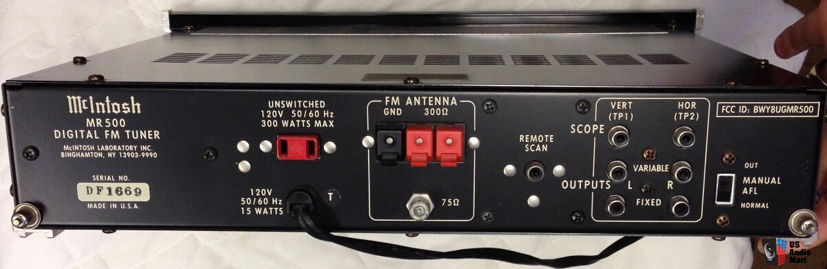 McIntosh MR500 FM Tuner Photo #1607650 - US Audio Mart