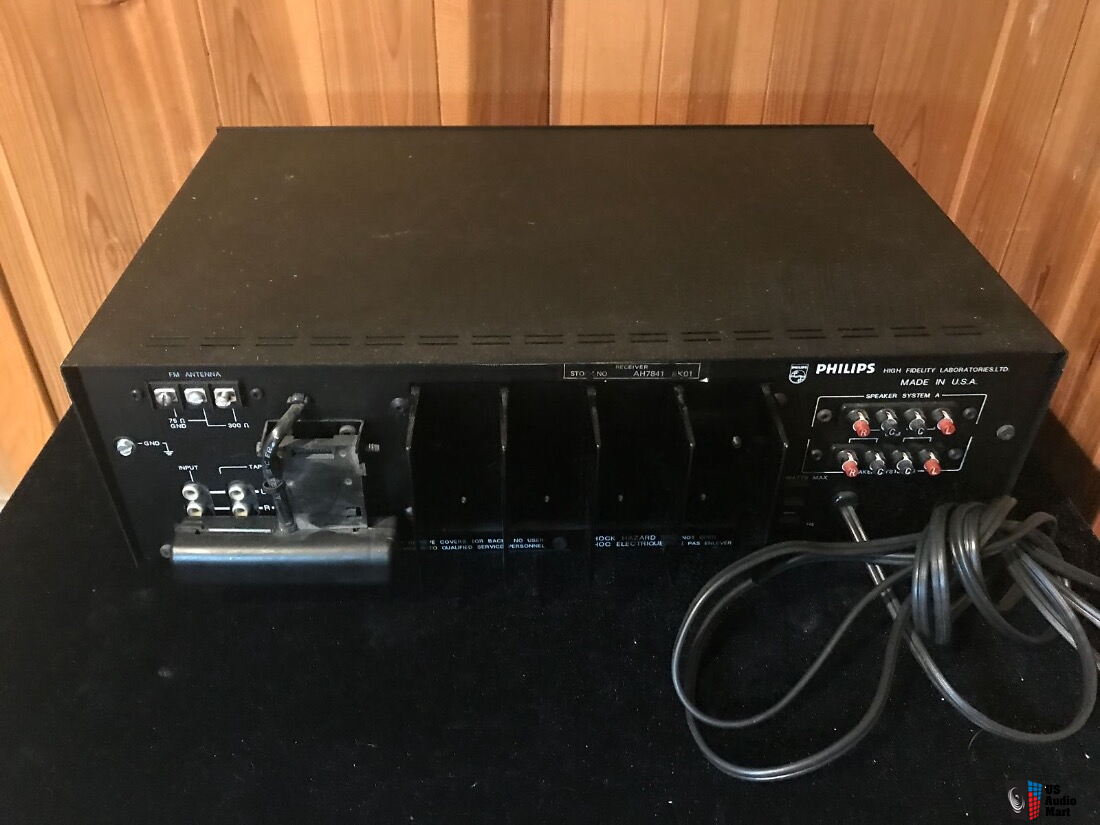 Philips 7841 1979 Black chassis vintage stereo receiver with upgraded ...