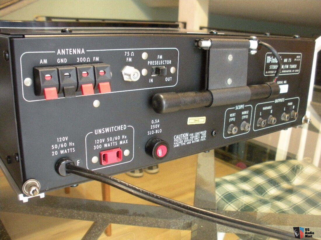 McIntosh MR-75 Tuner with oringinal box -- NICE !! Photo #1613889 - US ...