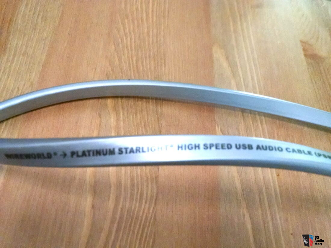 Wireworld Platinum Starlight USB cable 1.5 meter USB A to B Photo ...