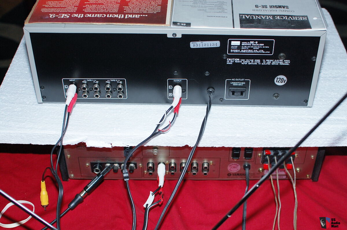 Sansui SE-9, Graphic Equalizer, Compu-Equalizer, Box and papers ...