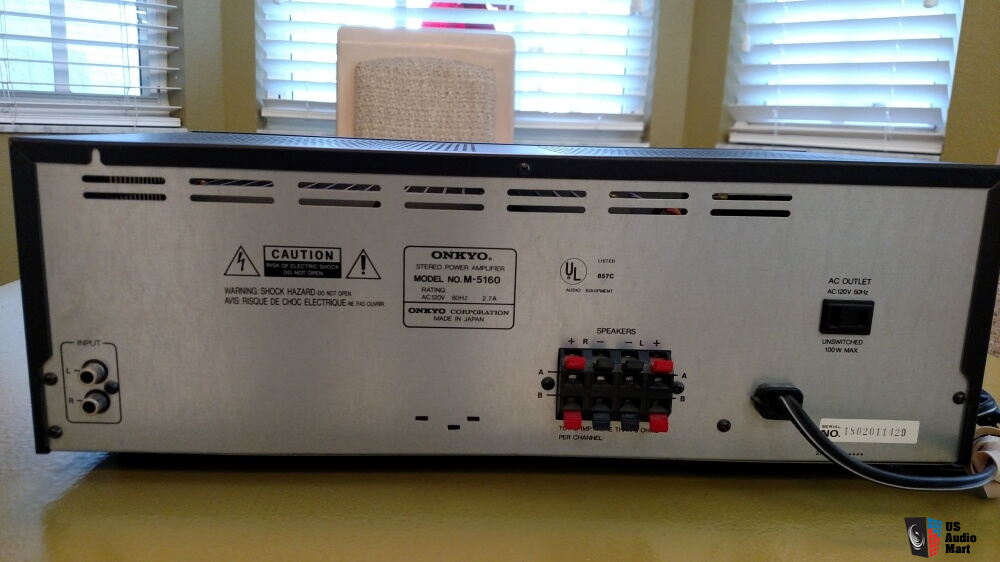 Onkyo M 5160 Power Amplifier Photo 1619939 US Audio Mart