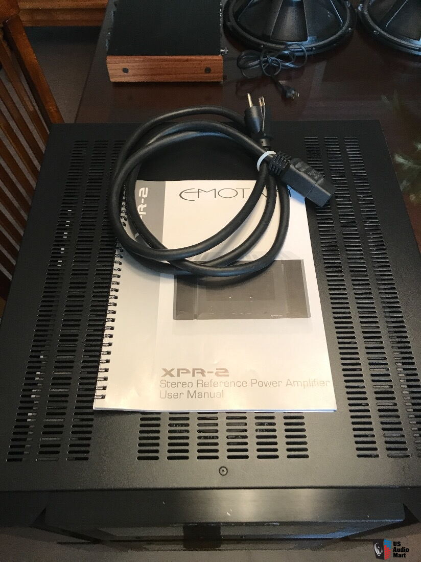 Emotiva XPR2 HIGH CURRENT Amp 600 watts a channel Photo #1622634 - US ...