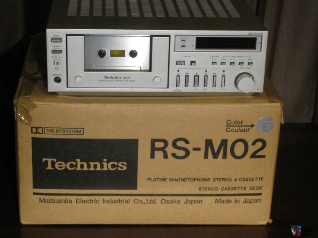 Vintage Technics RS-M02 Direct-Drive Mini Series Cassette Deck In Brush ...
