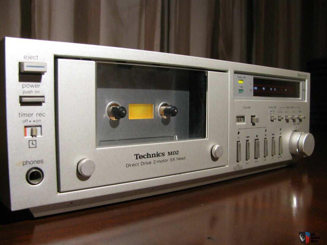 Vintage Technics RS-M02 Direct-Drive Mini Series Cassette Deck In Brush ...