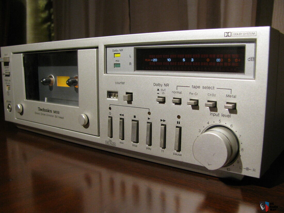 Vintage Technics RS-M02 Direct-Drive Mini Series Cassette Deck In Brush ...