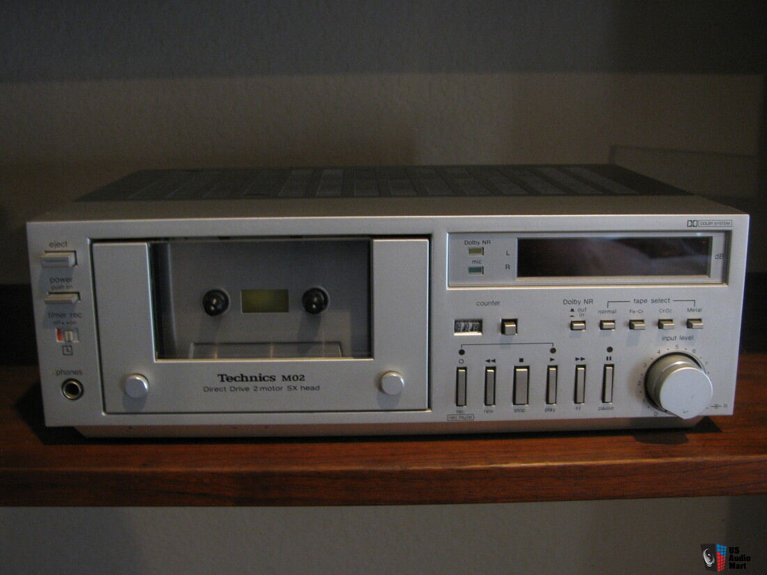 Vintage Technics RS-M02 Direct-Drive Mini Series Cassette Deck In Brush ...