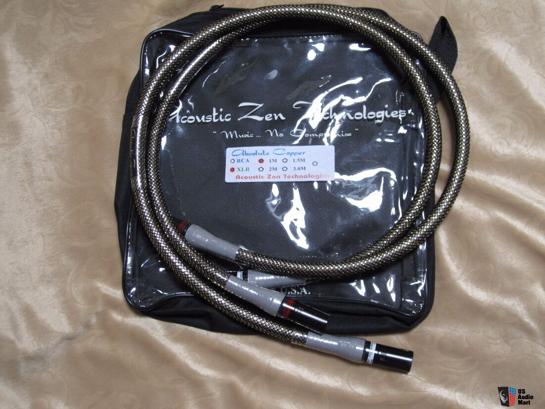 Acoustic Zen Absolute Copper (XLR) Interconnects For Sale - UK Audio Mart