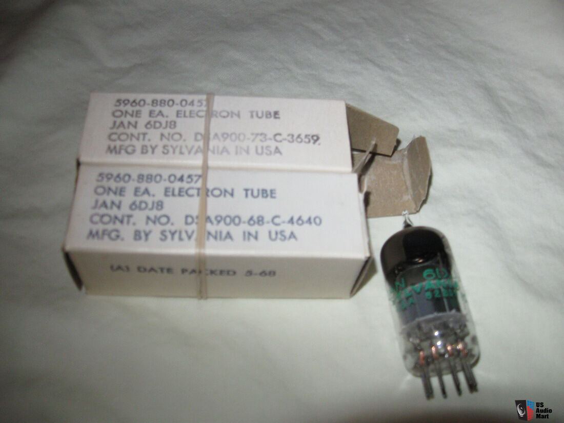 Assorted Tubes-- 12BH7- 12AT7- 6AU6- 6GH8- 6SN7- included are some for ...
