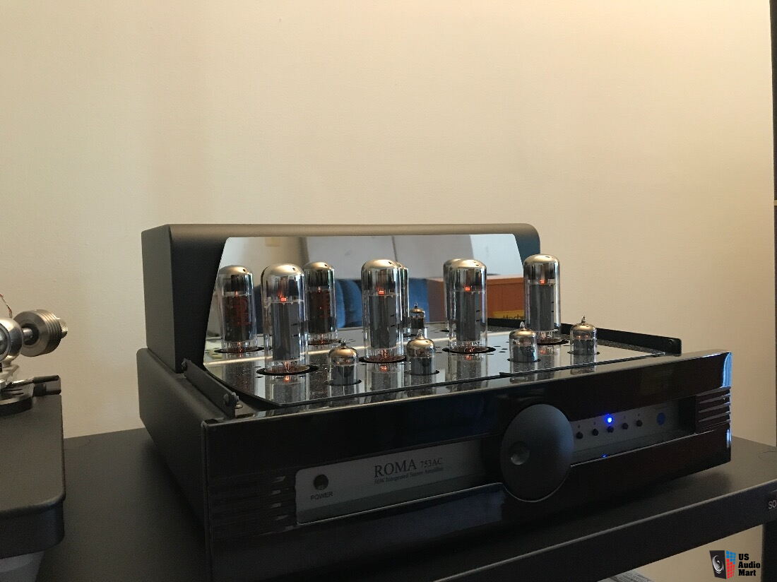 SYNTHESIS ROMA R753AC 50W Integrated Stereo Tube Amplifier For Sale ...