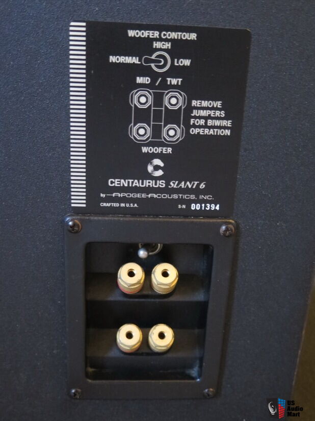 Apogee Centaurus Slant 6 Made in USA Audiophile Speakers Photo #1633522 ...