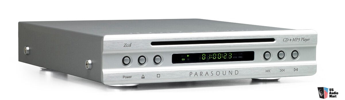 Parasound Triple Stack in Silver: Zdac v.2, Zcd, Zamp v.3 DAC/Headphone ...
