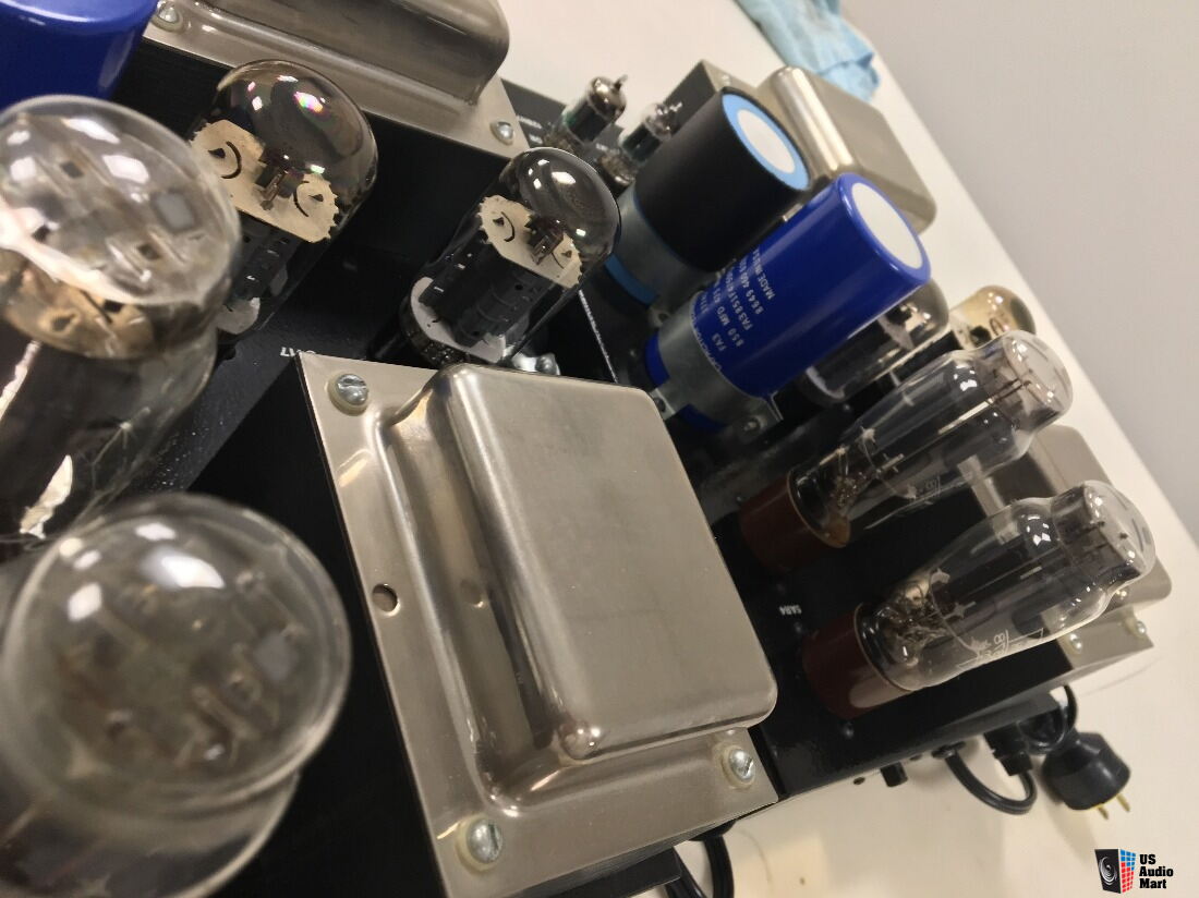 Beautiful Pair of Quicksilver 8417 Tube Mono Block Amplifiers with ...