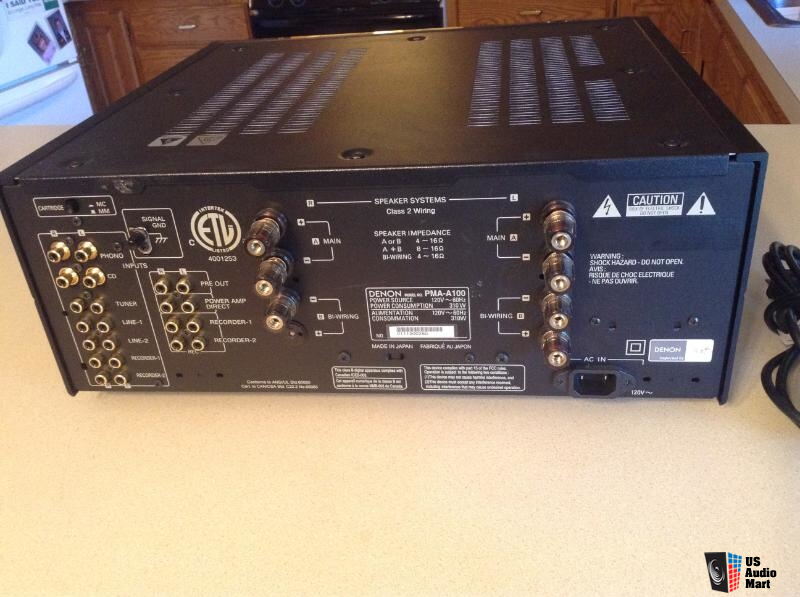Denon PMA A100 MOS FET anniversary integrated amp Photo #1651686 - US ...
