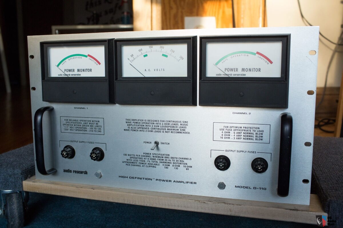 1979 ARC Audio Research Corporation D110B vintage solid state ...