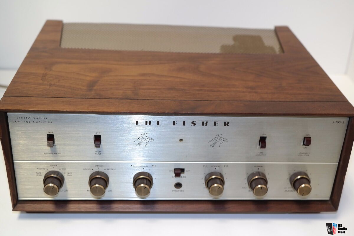 Fully Restored "The Fisher" X-100B Stereo Integrated Amplifier, All ...
