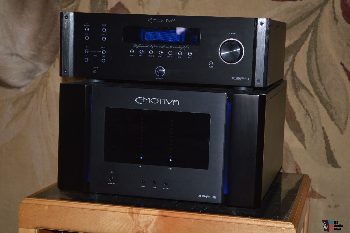Emotiva XPR-2 power amp and optional XSP-1 Gen 2 pre-amp. Mint! Photo ...