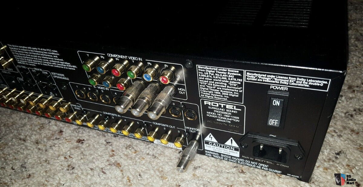 Rotel RSP-1068 IN BLACK Photo #1672357 - Canuck Audio Mart