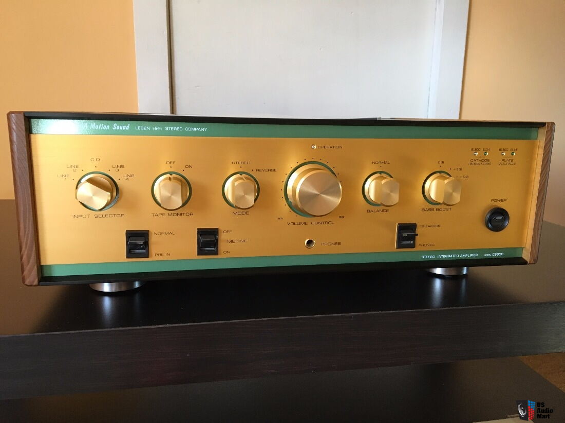 Leben CS 600 stereo tube integrated amplifier Photo #1675935 - US Audio ...