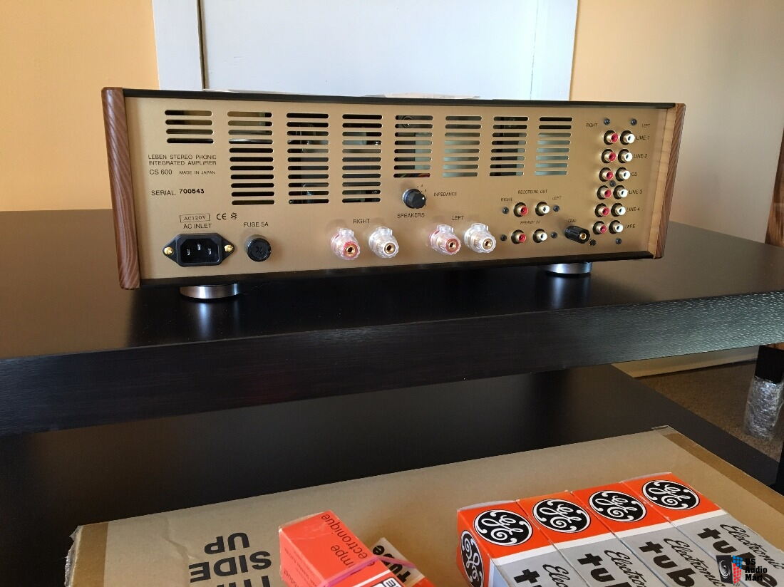 Leben CS 600 stereo tube integrated amplifier Photo #1675935 - US Audio ...
