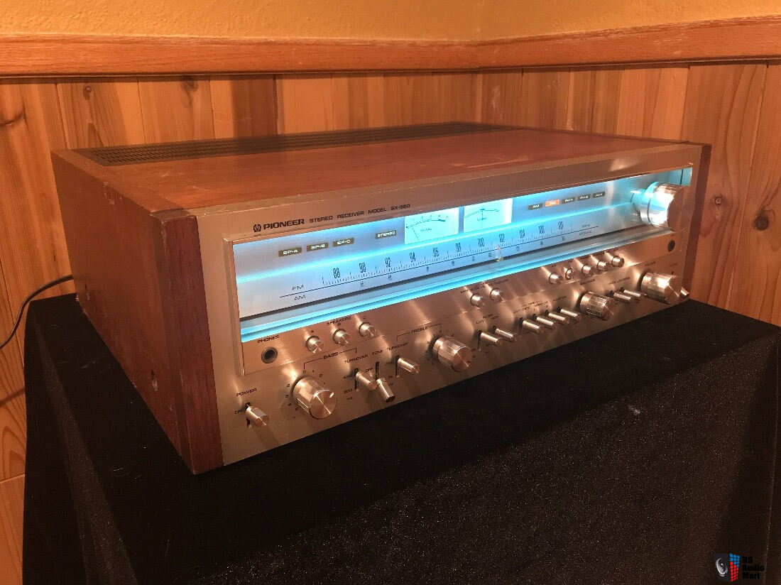 Pioneer SX-950 Silver Face AM/FM stereo receiver fully serviced and ...