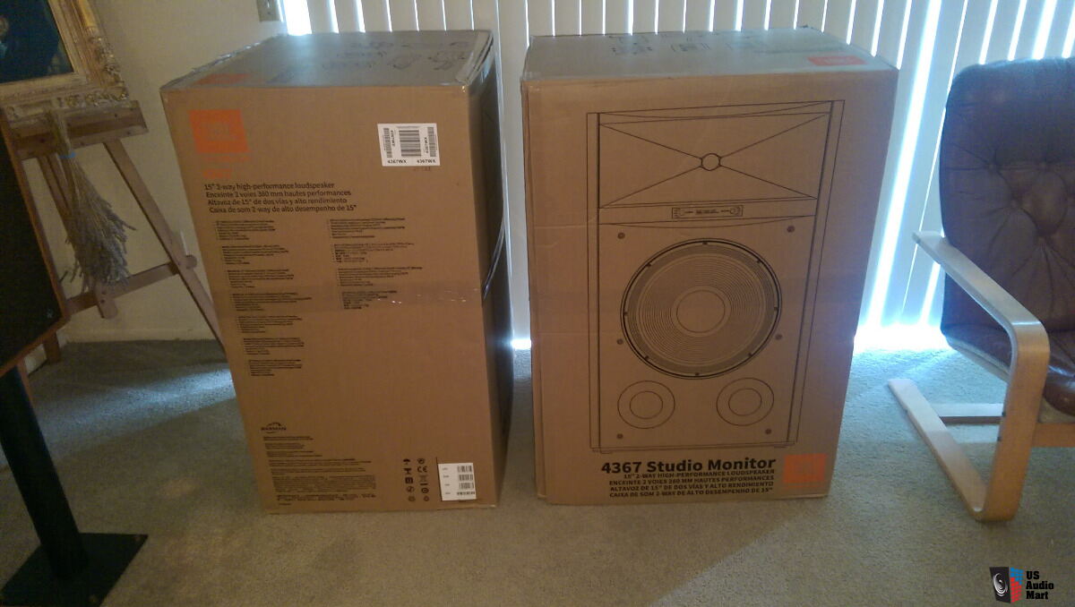 JBL 4367, Pair, Walnut, Free shipping to CONUS locations Photo #1682755 ...