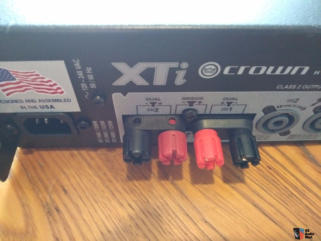 Crown XTi 2000 1000Wx2@2Ohms 2000W Bridged Mono Photo #1687859 - UK ...