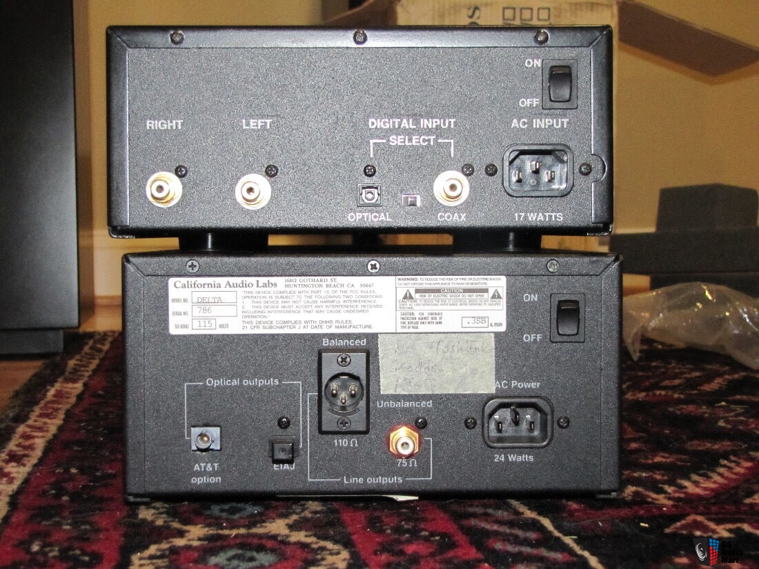 California Audio Labs (CAL) Delta HD CD Transport and Sigma Tube Analog ...