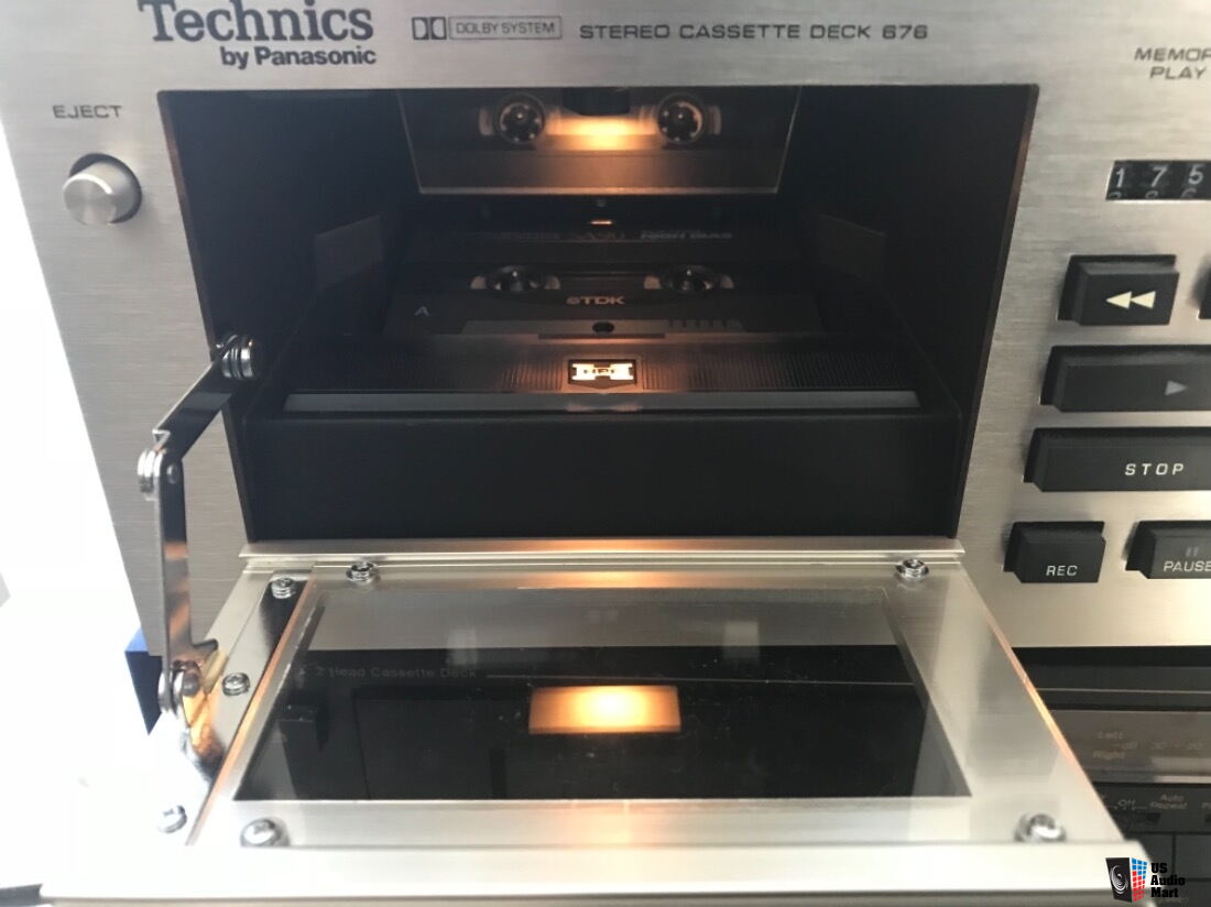 Beautiful Silver Face Technics RS-676US Stereo Cassette Deck by ...